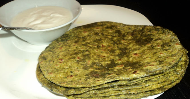 Palak Paratha